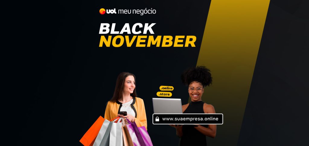Black November UOL HOST: Loja VirtUOL e Domínios ajudam nas vendas